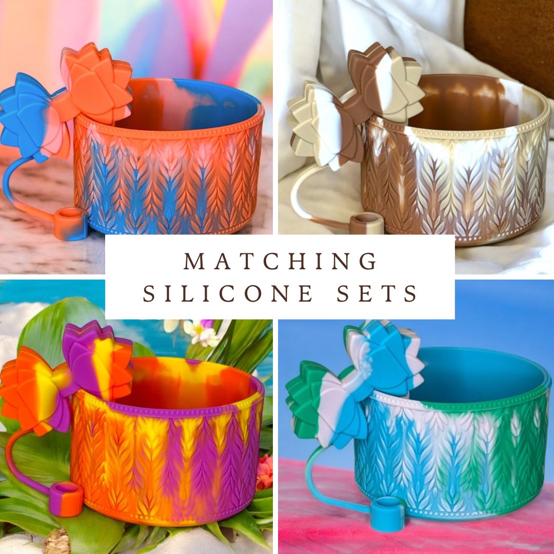 Matching Silicone Sets to Upgrade Your Tumblers Now – Grit & Grace Boutique